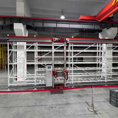 China High Space Utilization Remote Control Bin Stacker Crane For Automated Logistics Centers for sale