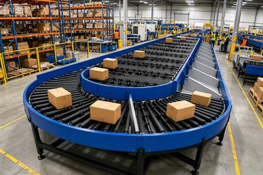 China Low Maintenance Wheel Sorter For Automated Package Handling And Parcel Diverting for sale