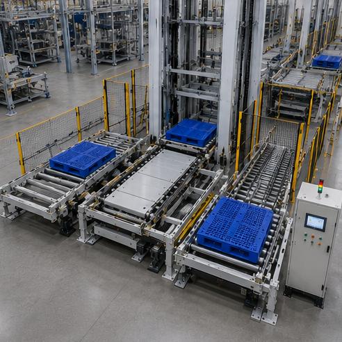 Quality Cam Driven Pallet Transfer System Pop Up Transfer Material Handling Systems for sale