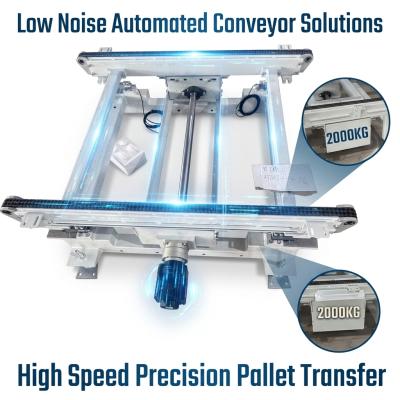 China High Speed Pallet Chain Conveyor 1200kg Chain Conveyor Belt For Pallet Transfer Systems for sale
