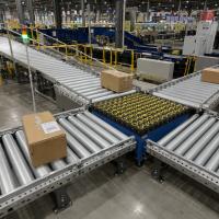 China Modular Automated Parcel Sorter for E-commerce Fulfillment and Warehouse Sorting for sale
