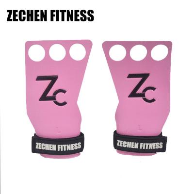 Cina La tirata aumenta la palestra rosa del cuoio della fibra del carbonio delle manopole di CrossFit per le barre in vendita