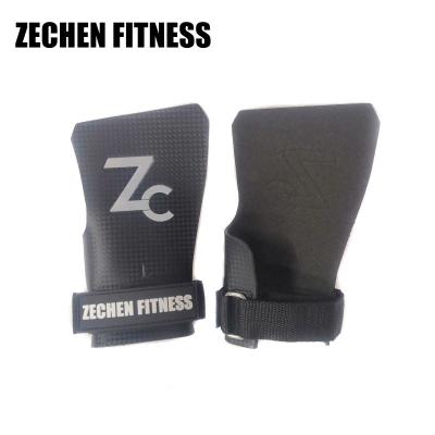 Cina La fibra Mat Fraser Hand Grips Fingerless Palm del carbonio custodice gli involucri relativi alla ginnastica della mano di Crossfit in vendita