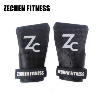 Cina La fibra Mat Fraser Hand Grips Fingerless Palm del carbonio custodice gli involucri relativi alla ginnastica della mano di Crossfit in vendita