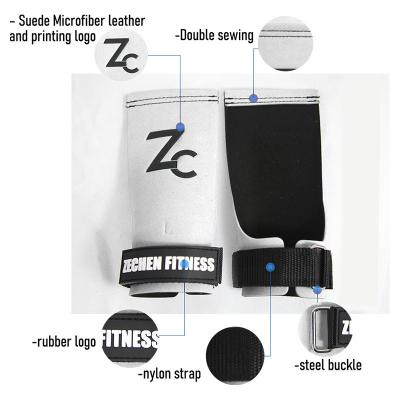 Cina Cuoio del microfiber della pelle scamosciata di forma fisica della palestra nessun manopole di Crossfit del foro in vendita