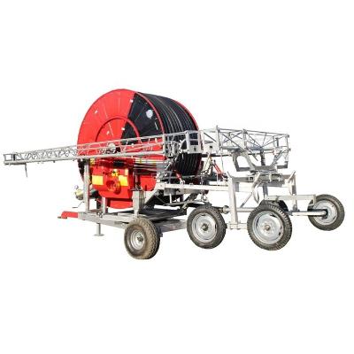 China Simple Operation Agricultural Boom Hose Reel Irrigation Machine for Farmland Operation for sale