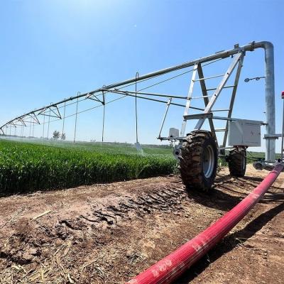 China Remote Monitoring Lateral Movable Irrigator for Highly Agriculture Center Pivoting Lateral Move Irrigation System for sale