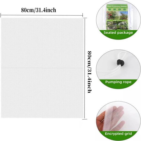 6*9inch Nylon Mesh Netting Bag for Garden Plant and Fruit Protection Say Goodbye to Harmful Pesticides