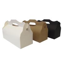 China Recycled Rectangular Empty Takeaway Cookie Biscuit Packaging Boxes for sale