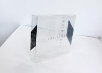 China Laser Printing Fold Packing Rigid Clear Plastic Presentation Box for sale