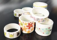 China 15mm Width Biodegradable Watercolor Patterned Washi Tape for sale