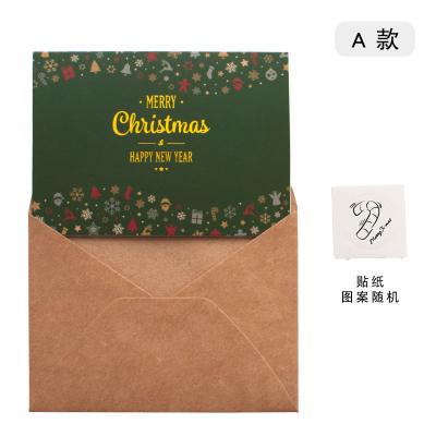Cina cartoline di Natale e buste di 12x9cm in vendita