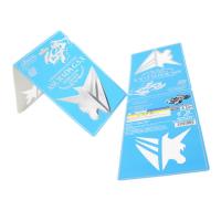 China Silver Foil Stamping Chrome Bopp Labels for sale