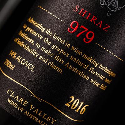 Cina Etichette autoadesive impresse dell'autoadesivo del vino di Fade Resistance CMYK in vendita