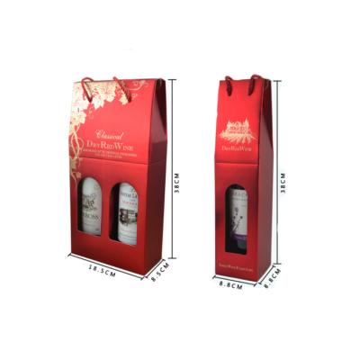 Cina Scatola Matte Lamination di Champagne Set Premium Paper Gift con una finestra in vendita