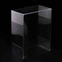 China Glossy Clear blank PVC Packaging Box with a printing insert for sale