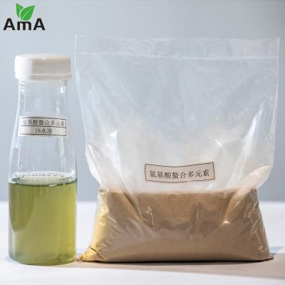 China SGS Organic Foliar Fertilizer Trace Elements Chelate Plant Amino Acid Fertilizer for sale