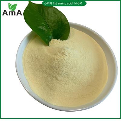 China OMRI List Amino Acid Powder Fertilizer Soy Protein Hydrolysate 85% Amino Acid 16-0-0 for sale