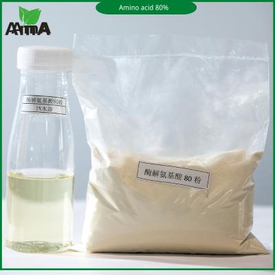 China Soy Protein Hydrolysate Nitrogen Amino Acid 80% Fertilizer Enzymatic Powder for sale