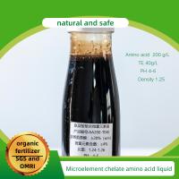 China Amino Acid Chelate Liquid Fertilizer CuFeZnMnBMo Trace Elements 200g/L Amino Acid 40g/L TE for sale