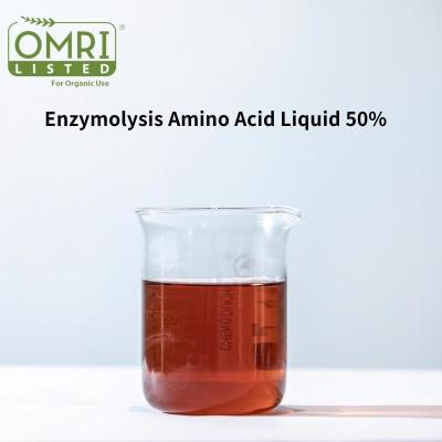 China OMRI Enzymatic Amino Acid 50% Liquid Plant Fertilizer PolyPeptides Ph4-6 for sale