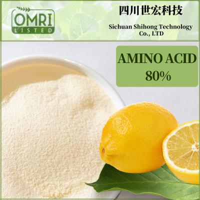 China Organic Soluble Fertilizer Amino Acid Powder 80% Bio Organic Fertilizer for sale