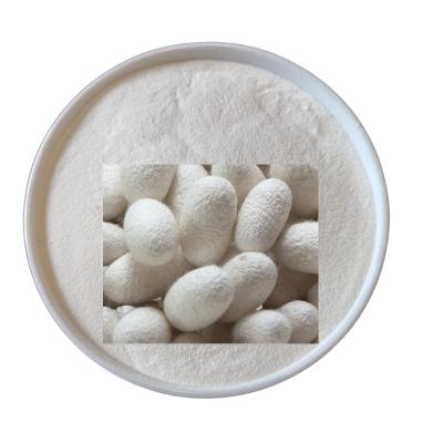 China Cosmetic Grade Silk Amino Acids Sericin Powder For Hair Conditioner Facial Mask for sale