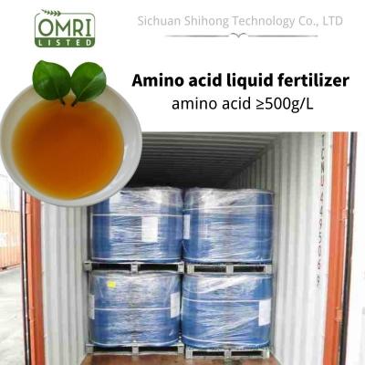 China Water Soluble Fertilizer Enzymatic Hydrolysis Of Amino Acid 50% Liquid Foliar 8-0-0 for sale