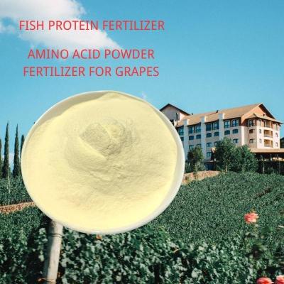 China FAA 80 Amino Acid Powder Ph 4-6 Fish Protein Enzymatic Acid Agricultur Fertilizer 15-1-1 for sale