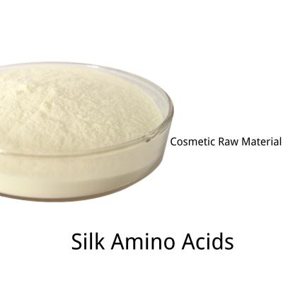Hydrolyzed Cosmetic Amino Acids Silk Fibroin White Powder Silk Protein For Skin Body