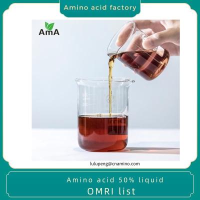 China Organic Amino Acid Liquid Fertilizer OMRI List  Amino Acid Liquid 50% 8-0-0 for sale