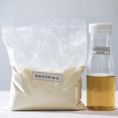 Cina Enzimi vegetali Aminoacidi Polvere gialla chiara Aminoacidi 80% Idrolisi enzimatica Proteine Cloruro libero in vendita