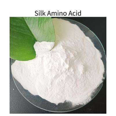 China Ph5-7 Silk Amino Acid White Powder Total N 14.5%100% Soluble Comestic Raw Material for sale