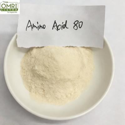China 80% Enzymatic Amino Acid Organic Nitrogen 16% Fertilizer Material For Plants for sale