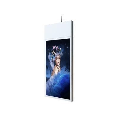 China Super Slim Hanging LCD Screen 2 Screen In One 1920*1080 Resolution Multiple Languages for sale