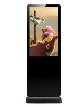 China 10 Points Touch Screen Digital Signage High Resolution Poweder Coated Surface for sale