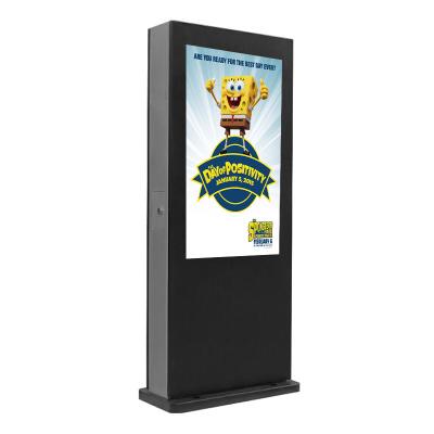 China Ultra Thin Outdoor LCD Digital Signage HD 55 Inch 150mm Advertising With Fan Cooling for sale