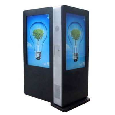 China WIFI 4G Network 49'' Floor Standing Digital Lcd Kiosk Display 1920*1080 2500 Nits for sale