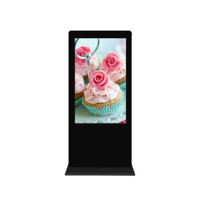 China Android System 65'' Digital Signage Floor Stand Android Lcd Display 2000CD/M2 for sale