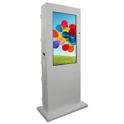 China Floor Standing Outdoor Digital Advertising Screens 32 Inch 2000cd/m2 Brightness for sale