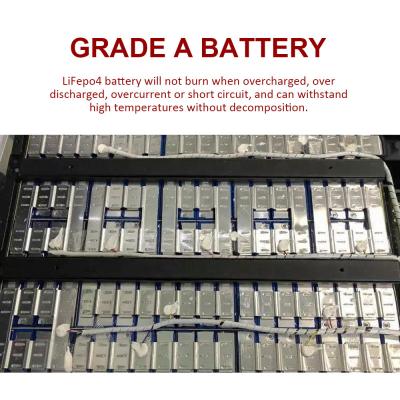 China Golf Carts Battery Lithium Lifepo4 48V 100Ah 200Ah 304Ah Server Rack Mount for Recharge for sale