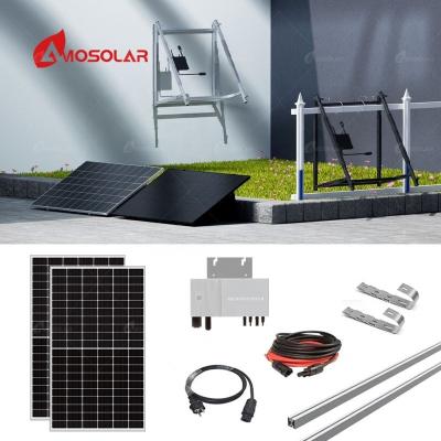 Cina Ottimo set completo Centrale elettrica a balcone Sistema solare fotovoltaico 600w 800w Sistema di collegamento a rete in vendita