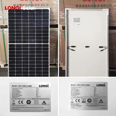 China IP68 Rated Junction Box Longi Monocrystalline Solar Panels for Home Solar Photovoltaic for sale