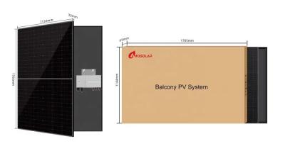 China 600w 800w 1000w Solarenergiesystem auf dem Netz Microinverter PV Anlag mit Dachmontage zu verkaufen