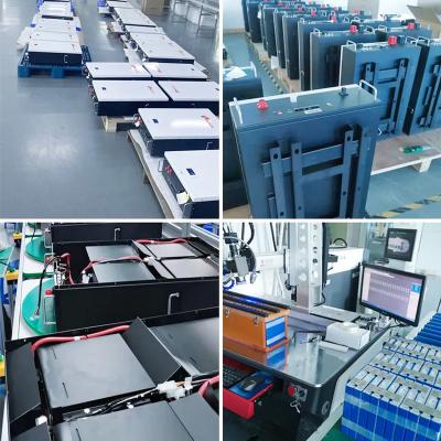 China 48V 51.2V Lithium Batteries for Solar Systems Room Temperature Storage 6000 Cycle Life for sale