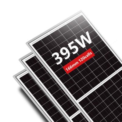 Cina Amosolar Half Cell 166mm 380w 385w 390w Mono pannelli solari con cavo 4mm2 OEM Ordine in vendita