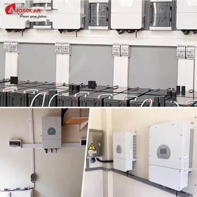Cina Batteria a piombo e controllo PWM Sistema solare ibrido da 10 kW per casa completa da 5 kW in vendita