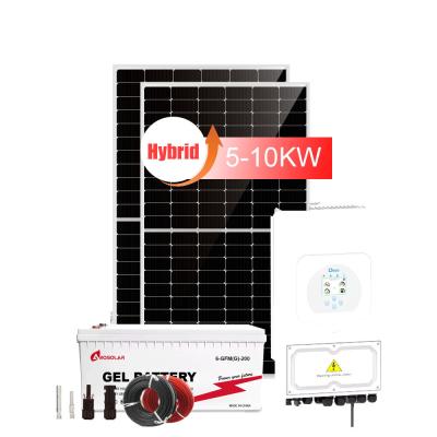 Cina Amosolar Residential Hybrid On-Off Grid Sistema solare di accumulo di energia Sistema di alimentazione per la casa in vendita