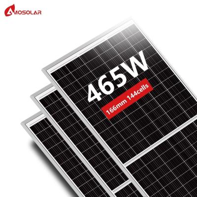Cina Pv Modulo 25 Mono di grado A 455w 460w 465w pannelli solari per sistema di batterie off grid in vendita