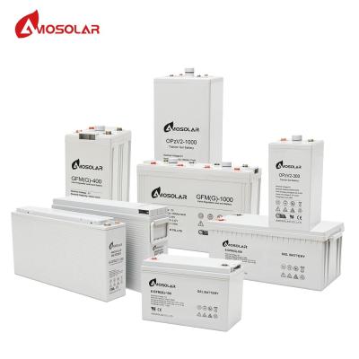 China The Charging Ratio 1C 12V 24V 48V 200Ah 300Ah 400Ah Deep Cycle Gel Lead Acid Battery for sale